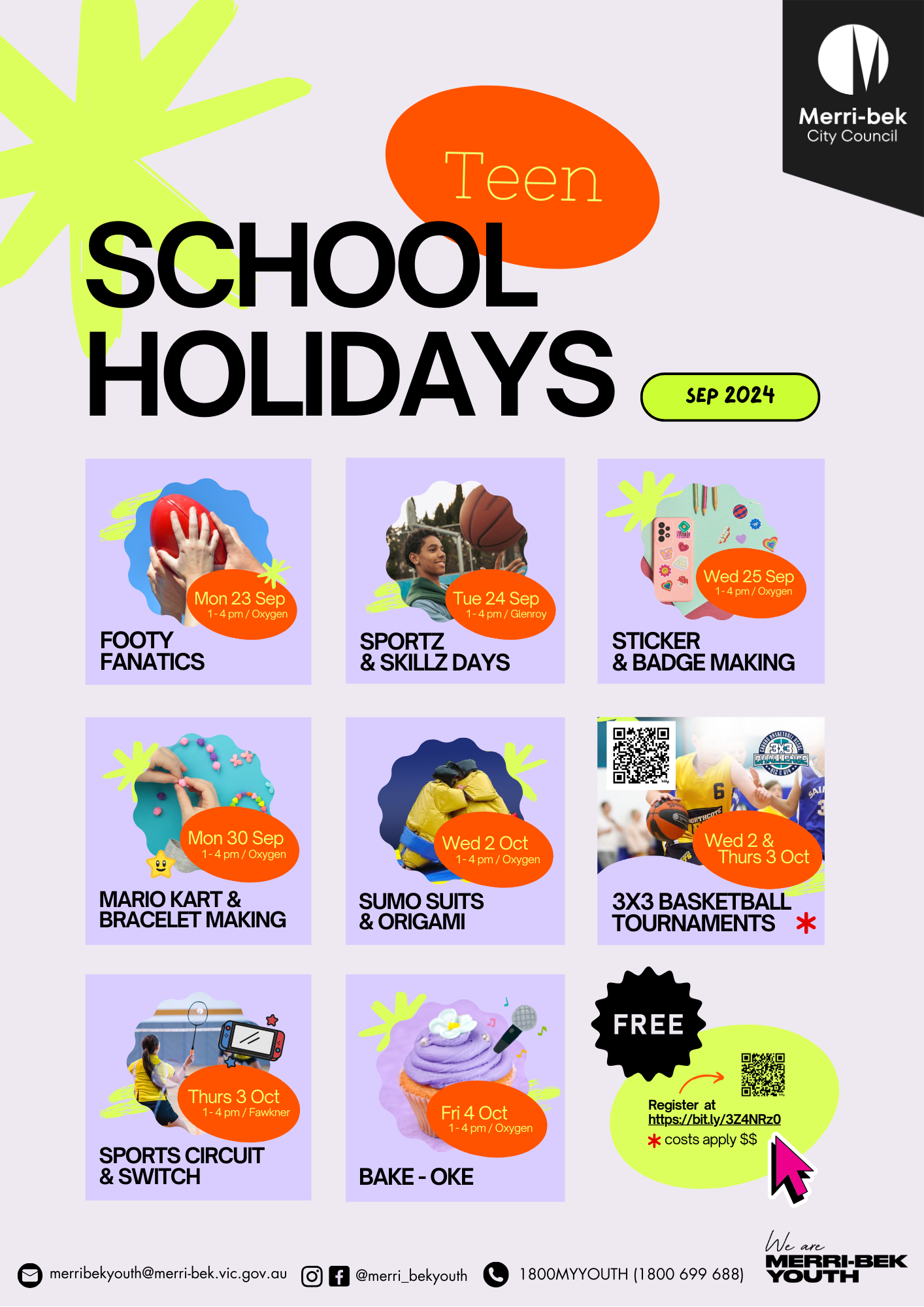 Teen School Holiday Program